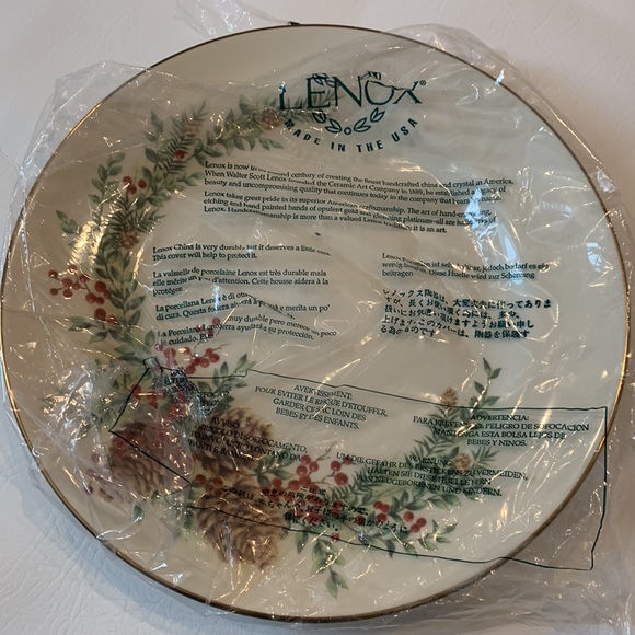 Lenox | Dining | 5 Piece Lenox Williamsburg Boxwood And Pine China ...